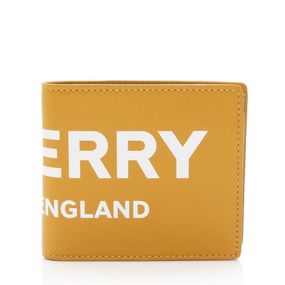 Burberry | Accessories | Burberry Leather Logo Bifold Wallet | Poshmark